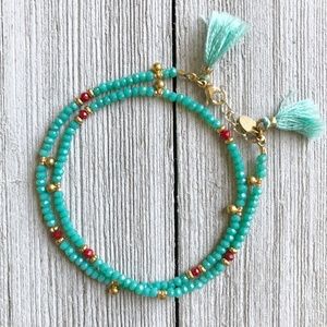 SHASHI | Jewelry | Shashi Eliza Crystal Bracelet Green | Poshmark